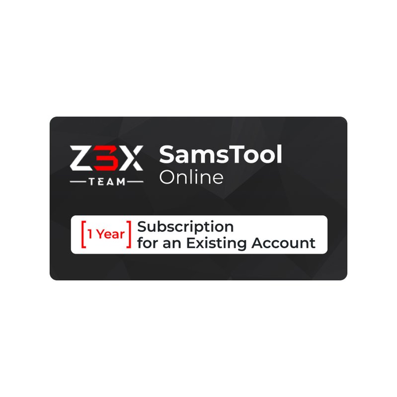 Z3X SamsTool Online 1 Year Subscription (for an Existing Account ...